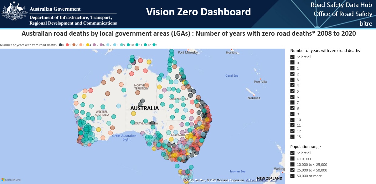 Fatalities data | Office of Road Safety